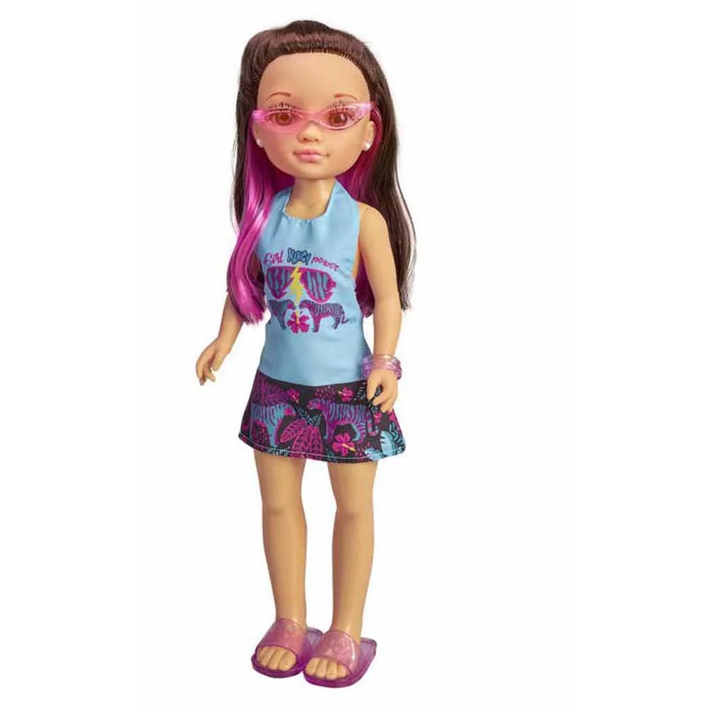 Famosa Nancy A Day With Tropical Glasses Refurbished Blue| Kidinn