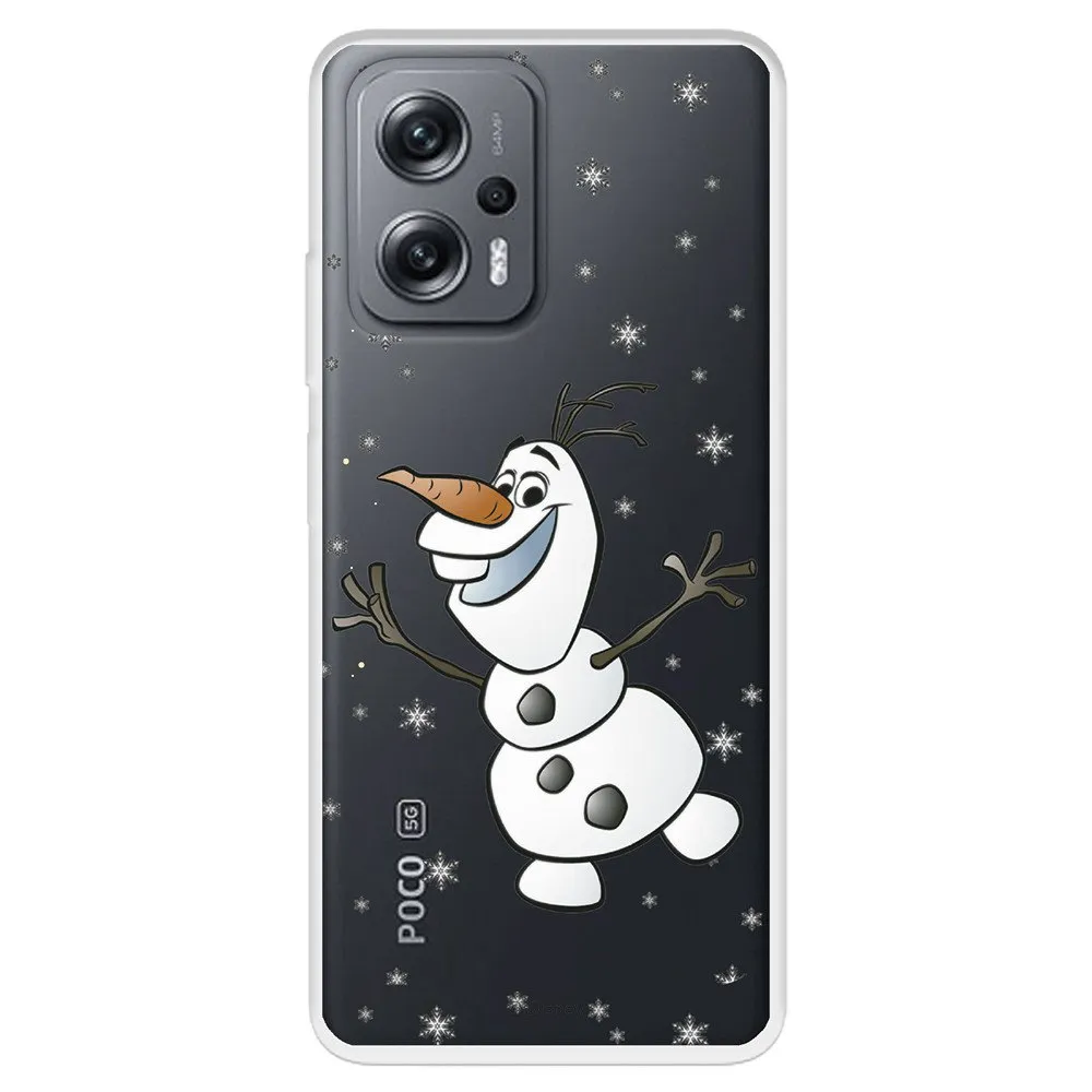 Disney Xiaomi Poco X4 GT Olaf Transparent Frozen Case Clear| Dressinn