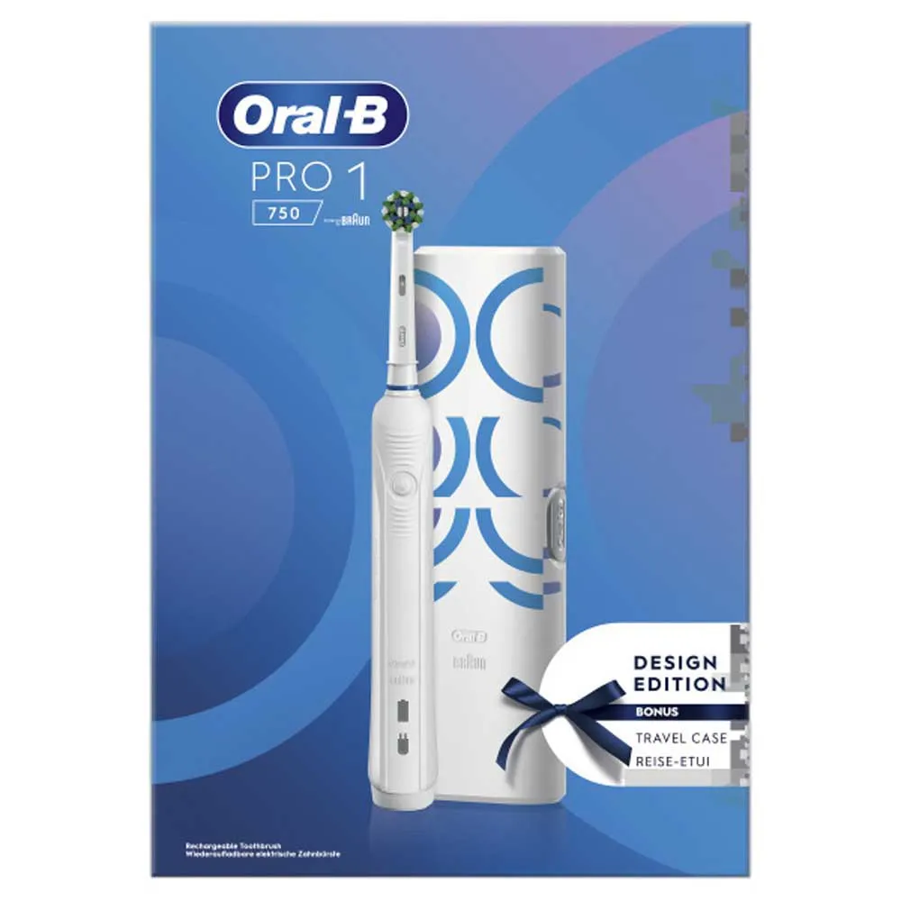 Braun Pro 1 750 Kit Electric Toothbrush Clear | Techinn