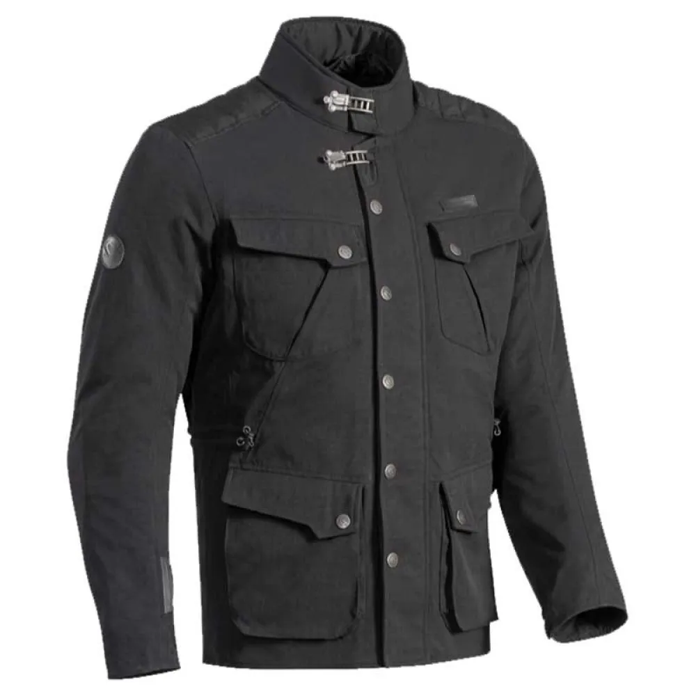 Ixon Exhaust Jacket Black | Motardinn
