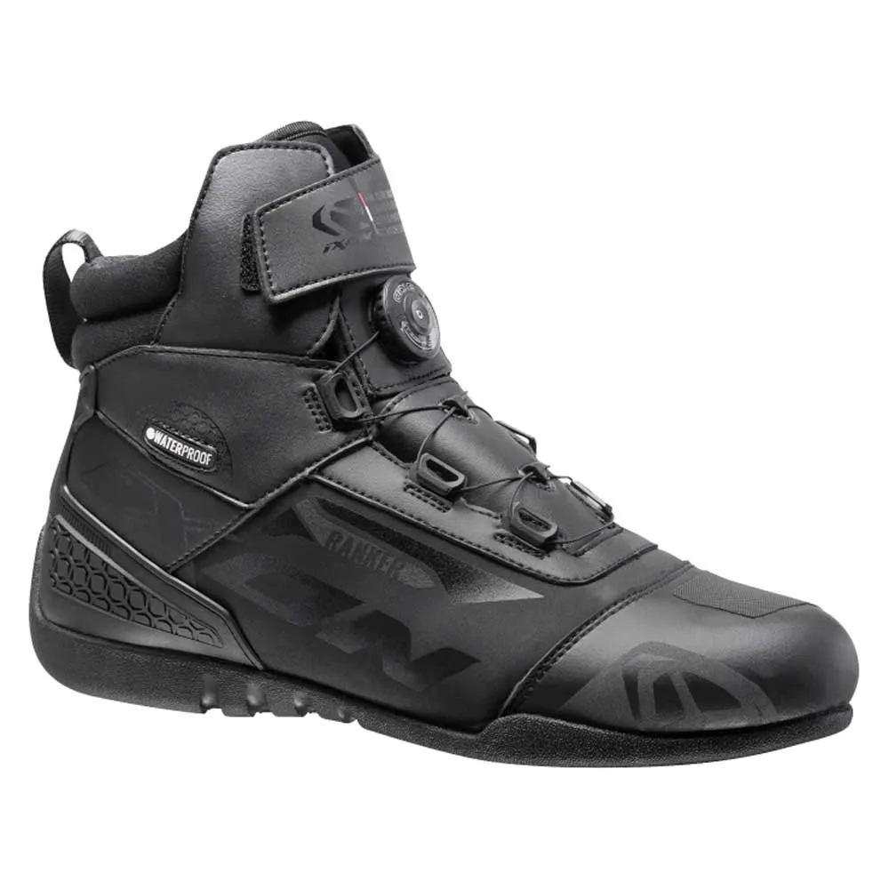 Ixon Ranker WP Motorcycle Shoes Black | Motardinn