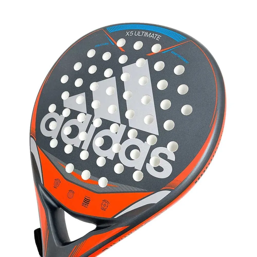 adidas Raquette De Padel X5 Ultimate Rouge | Smashinn