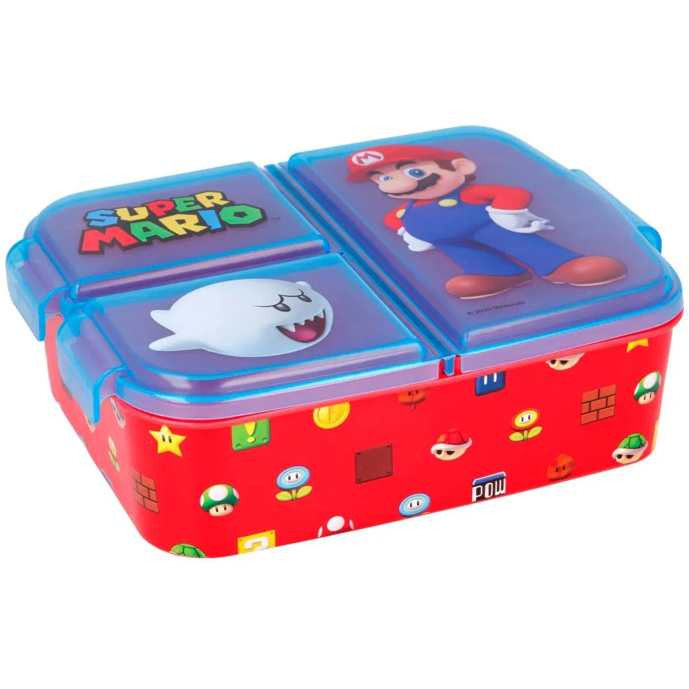 Stor Super Mario Multiple 19x16x6 cm Lunch Bag Golden | Kidinn