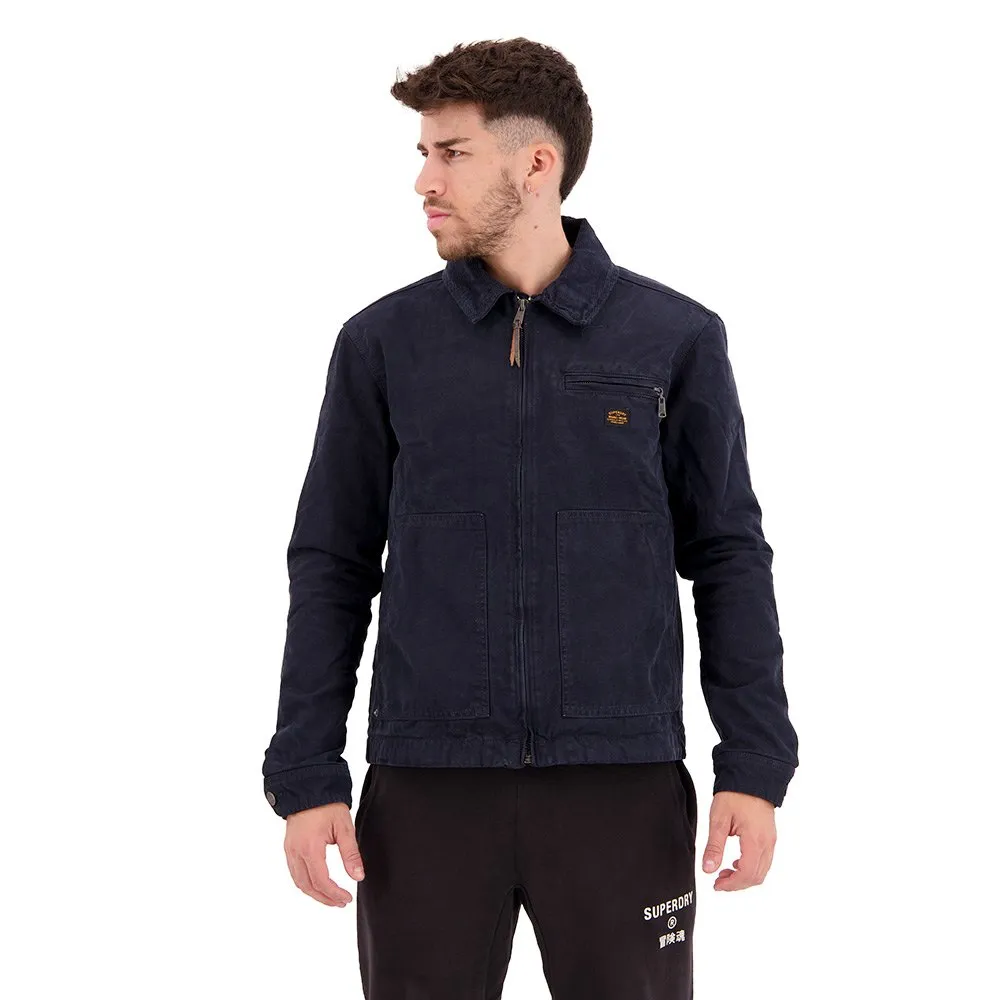 Superdry Vintage Ranch Harrington jacket Grey | Dressinn