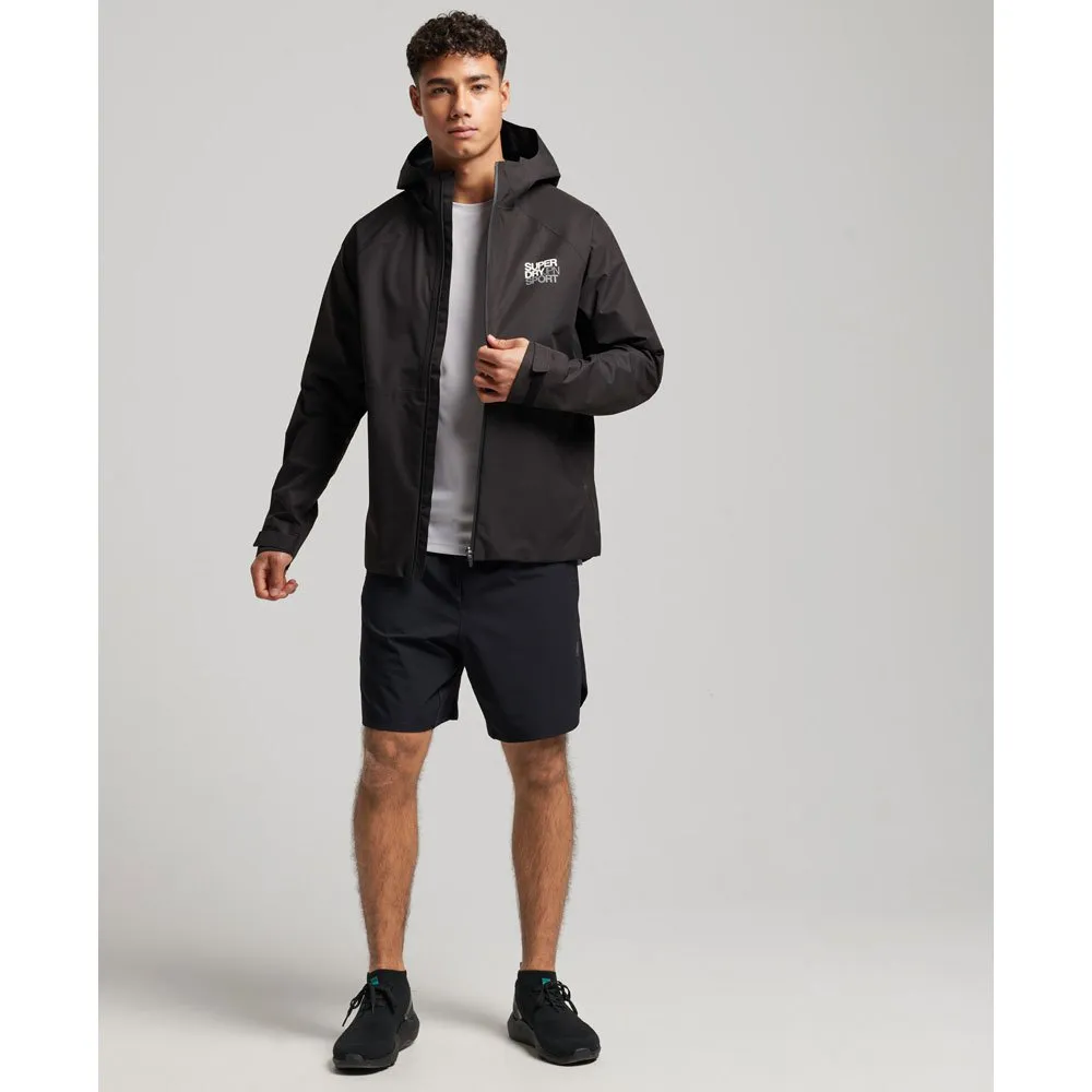 Superdry Waterproof Jacket Black | Dressinn