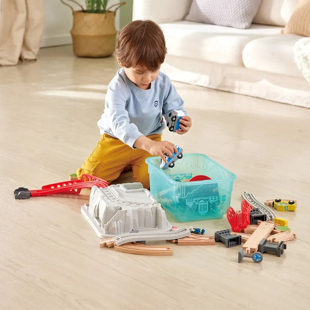 Hape City Bucket Train Circuit Multicolor | Kidinn