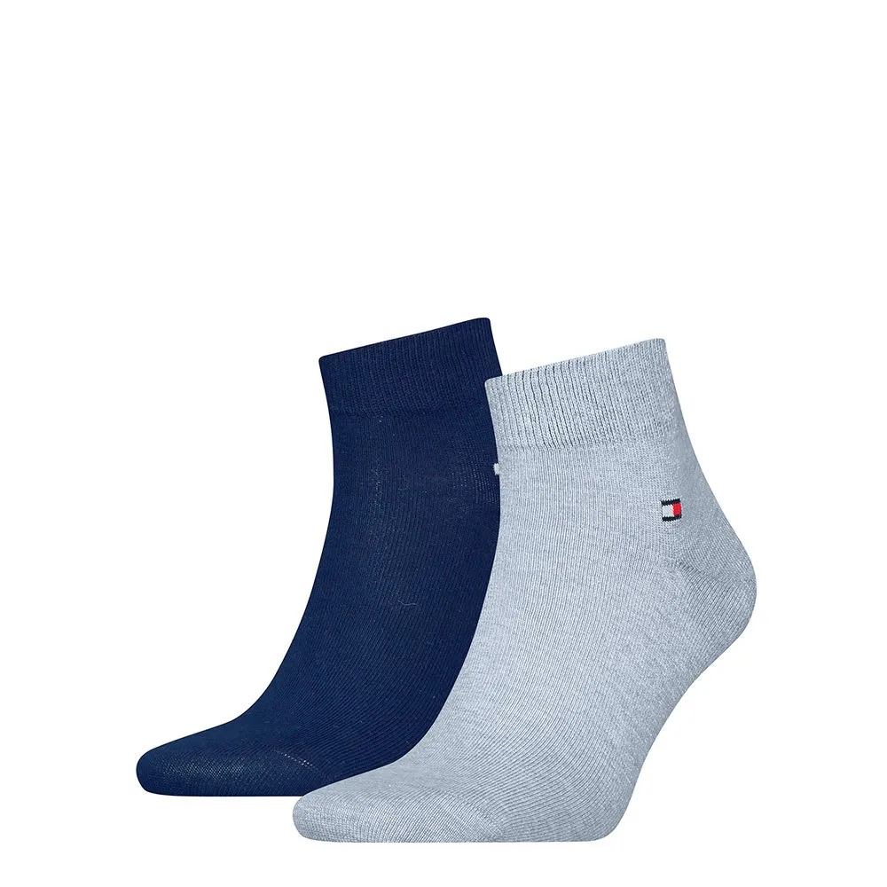 Tommy hilfiger 342025001 Quarter Socks 2 Pairs Blue | Dressinn
