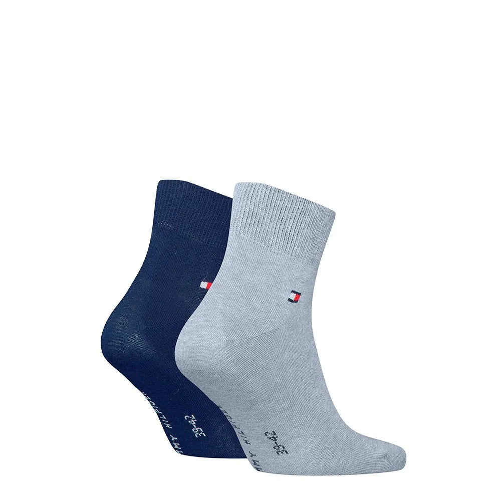 Tommy hilfiger 342025001 Quarter Socks 2 Pairs Blue | Dressinn