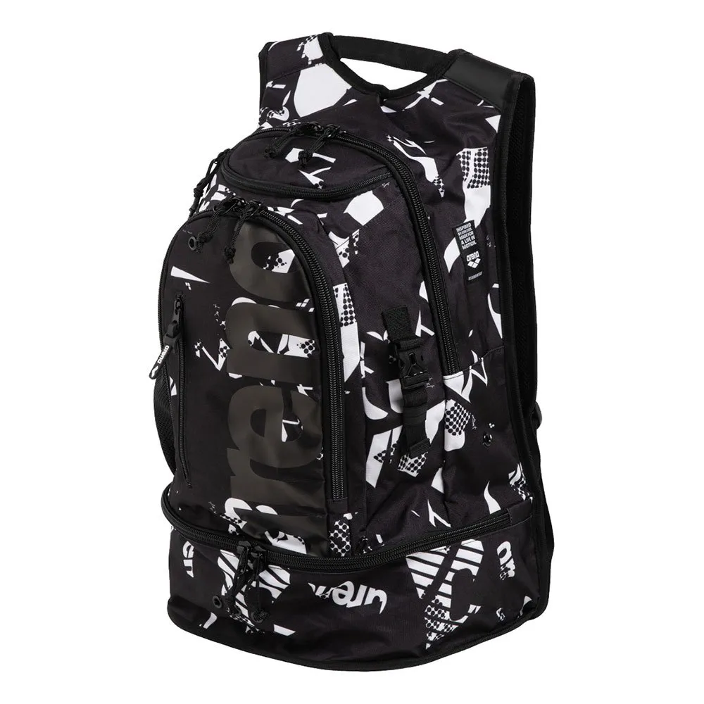 Arena Fastpack 3.0 Allover Backpack 40L Black | Swiminn