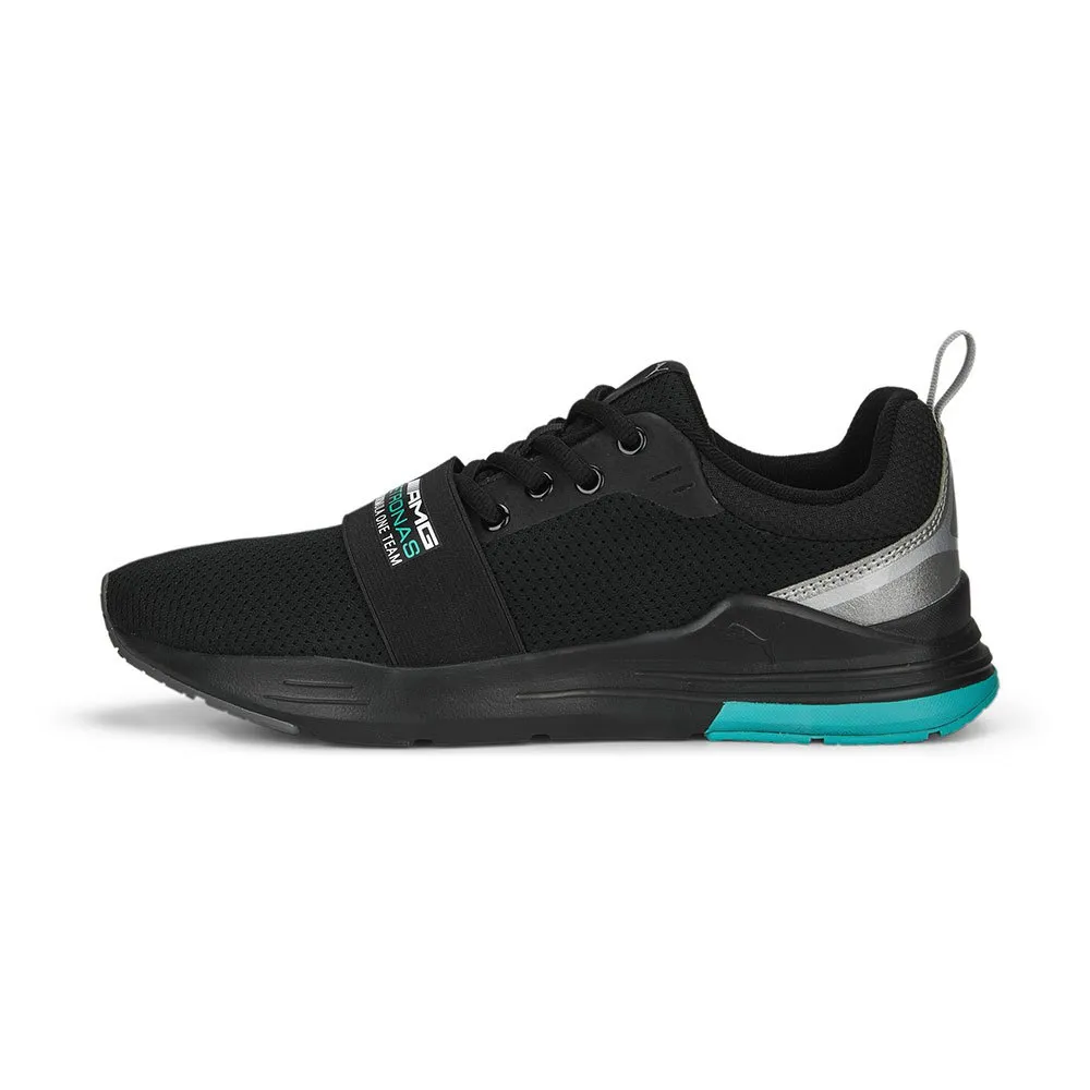 Puma Mercedes AMG Petronas F1 Wired Run motorcycle shoes Black| Motardinn