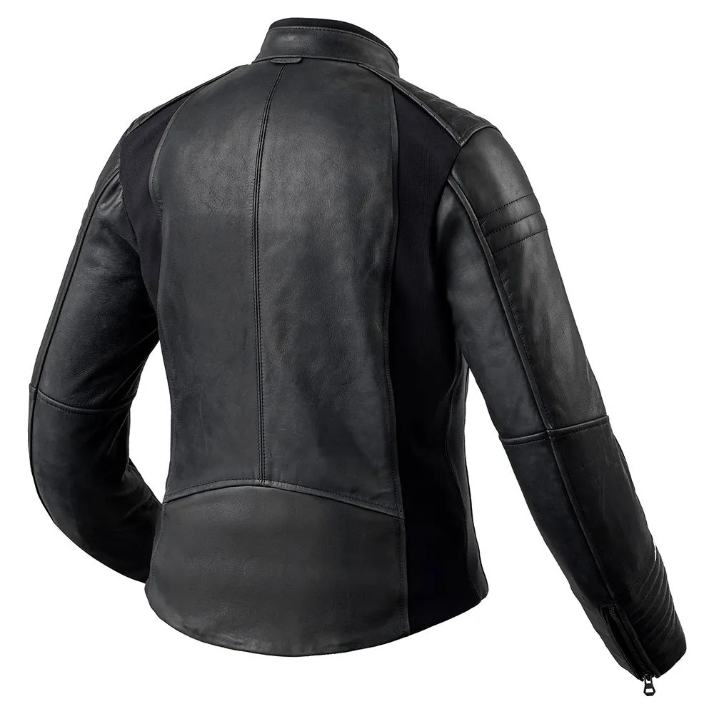 Revit Coral Leather Jacket Black | Motardinn