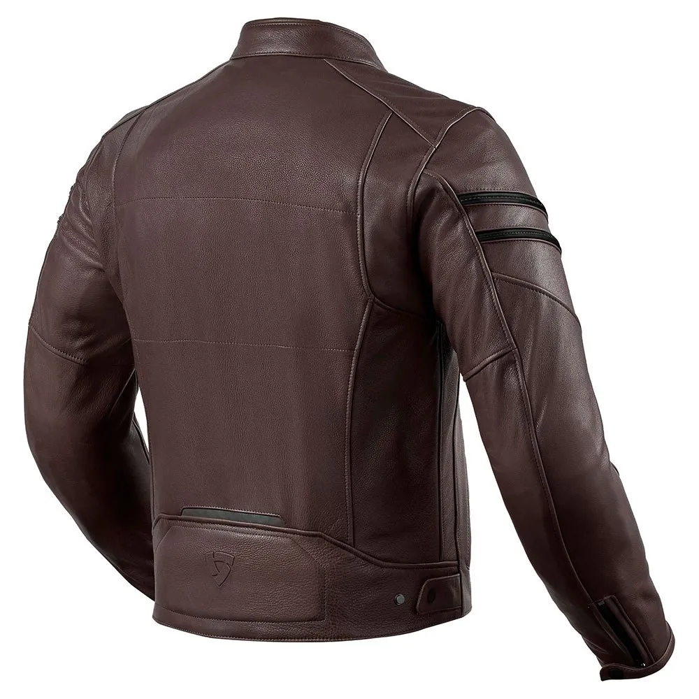 Revit Stride leather jacket Brown | Motardinn