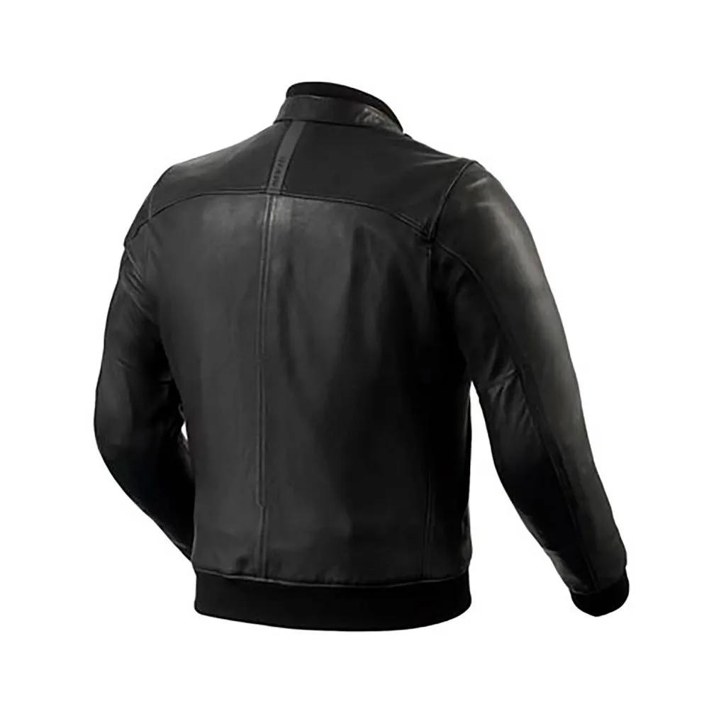 Revit Travon Leather Jacket Black | Motardinn