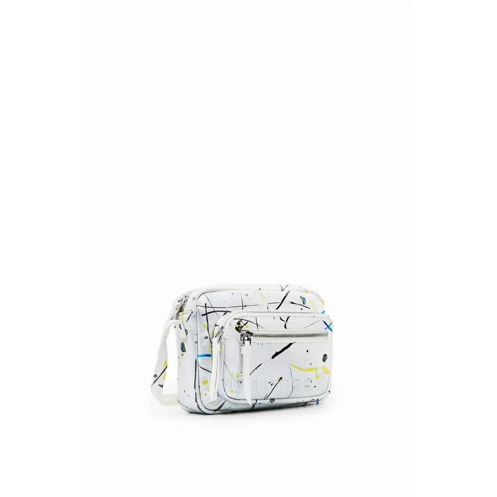Desigual Splat Cambridge Mini Bag White | Dressinn