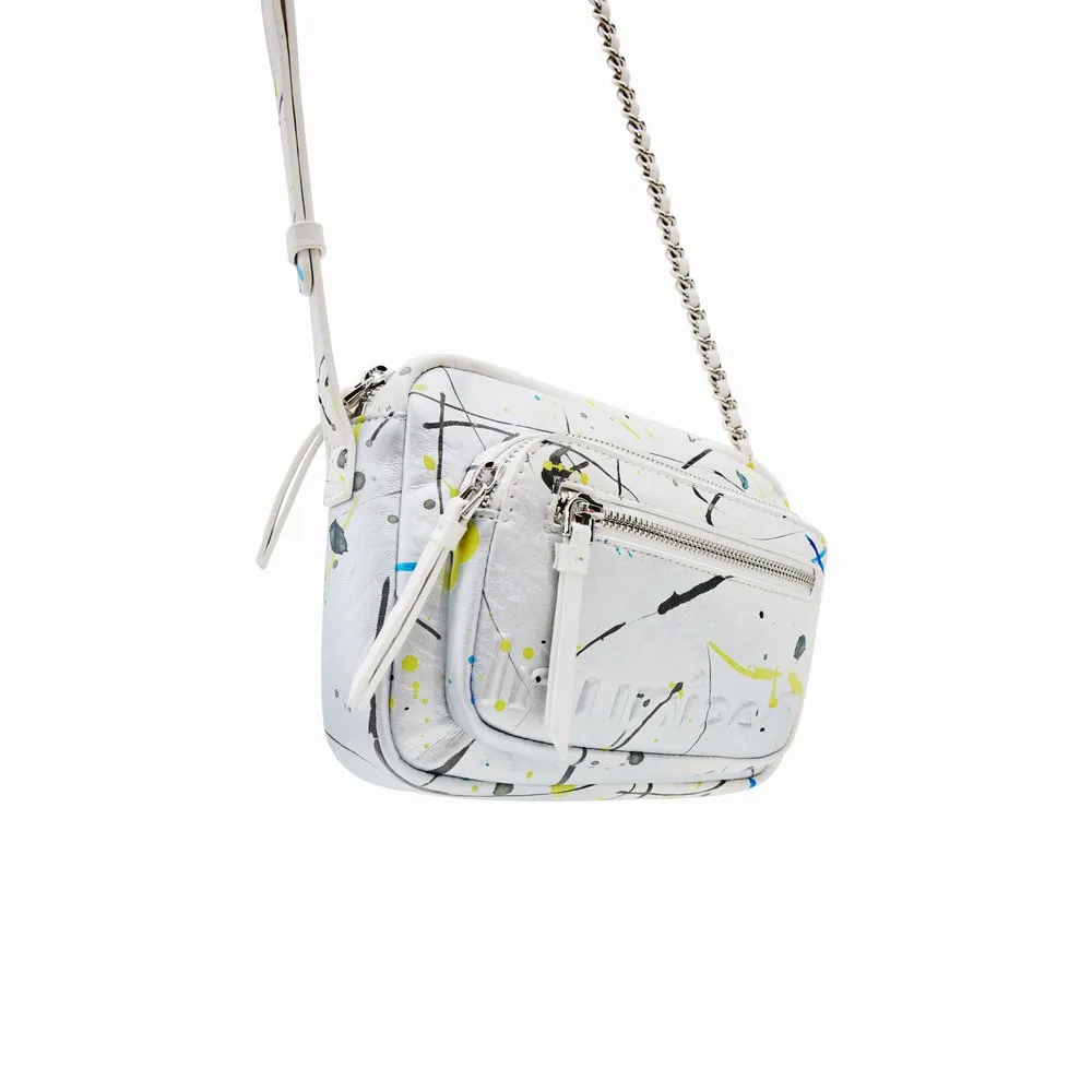 Desigual Splat Cambridge Mini Bag White | Dressinn