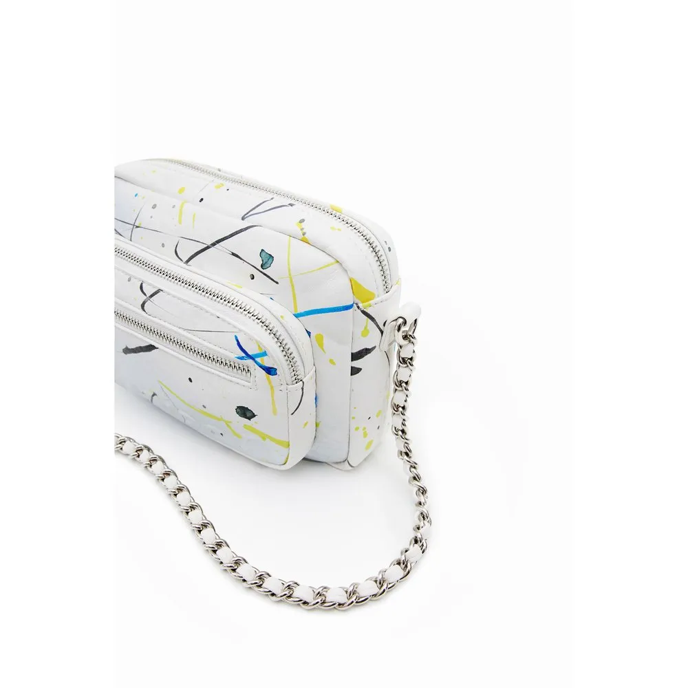 Desigual Splat Cambridge Mini Bag White | Dressinn