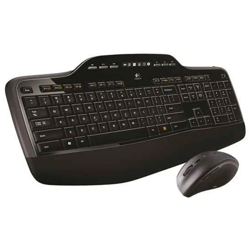 Logitech Desktop MK710 Wireless Mouse And Keyboard Silver| Techinn