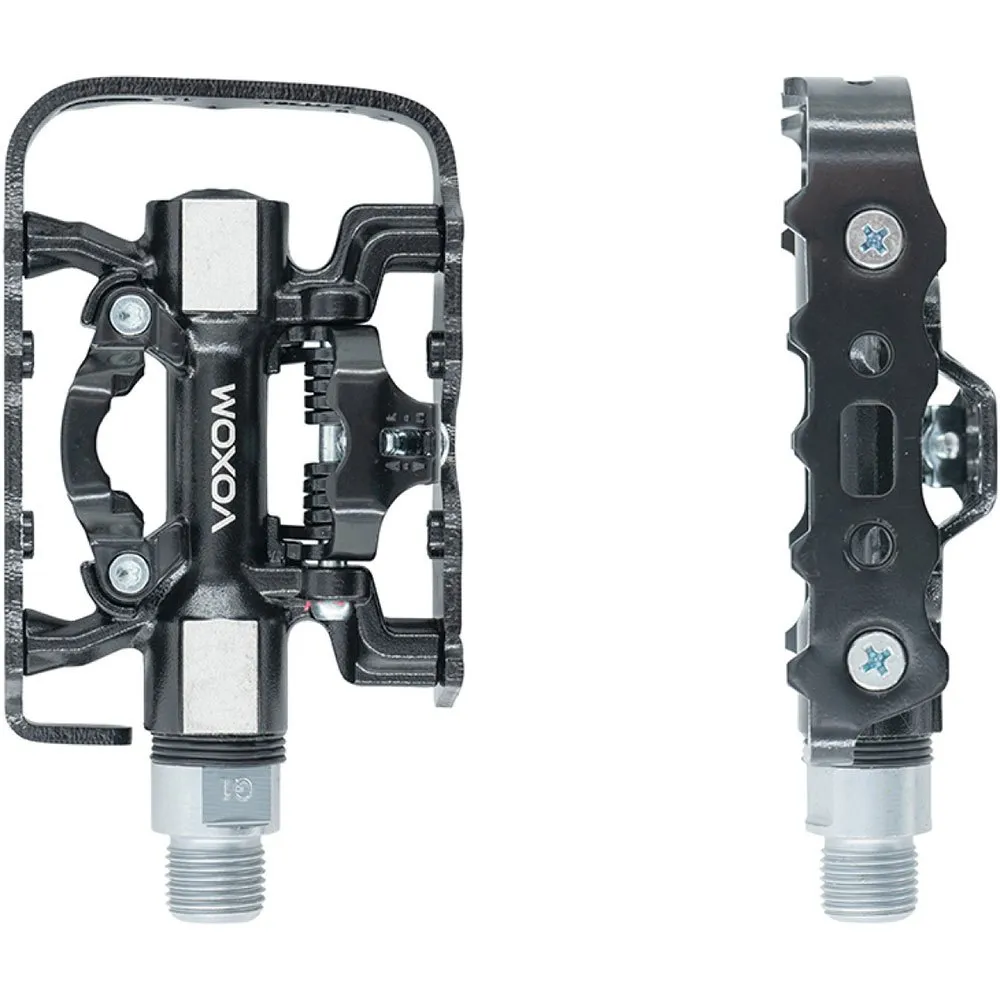Voxom Pe18 SPD Pedals, Silver | Bikeinn