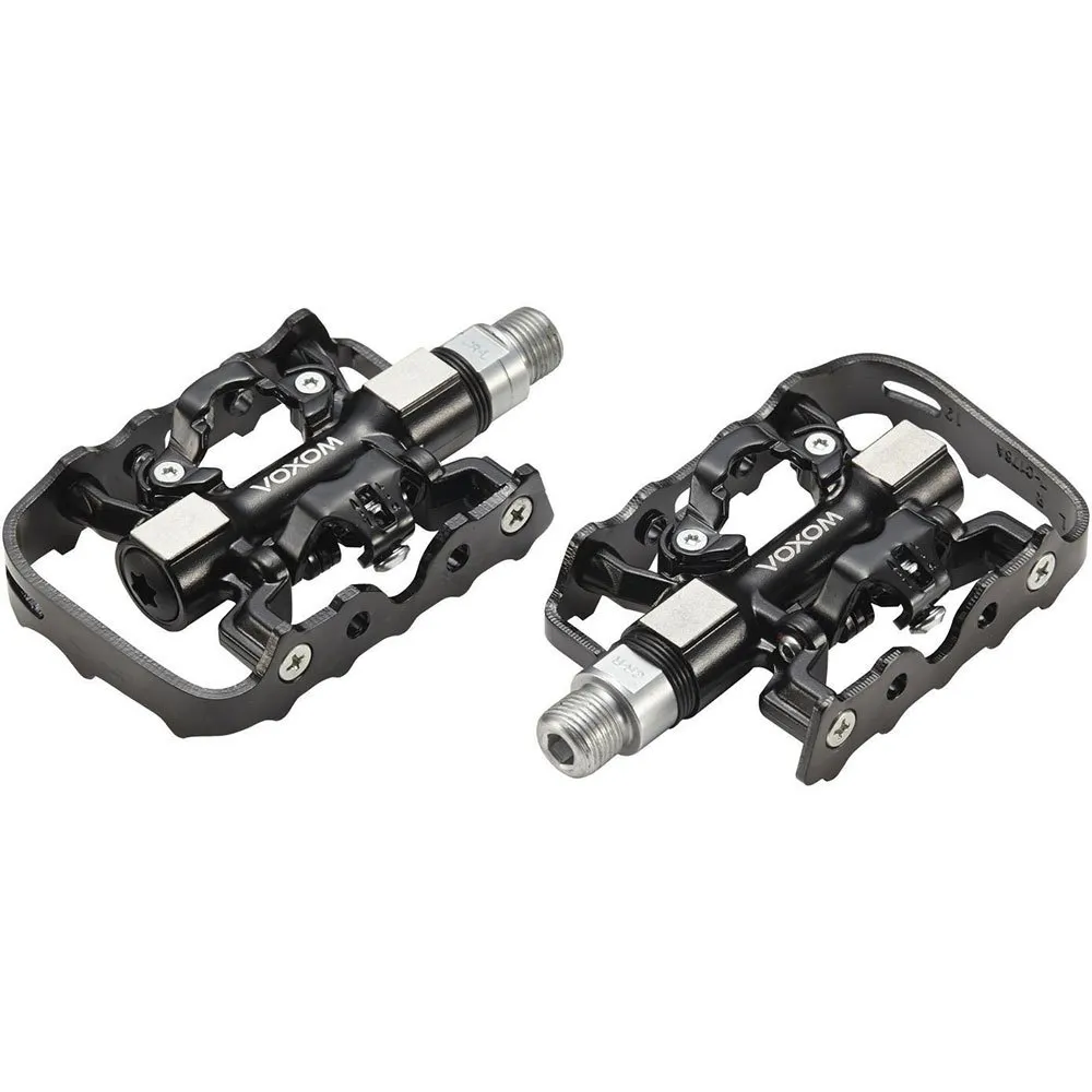 Voxom Pe18 SPD Pedals, Silver | Bikeinn
