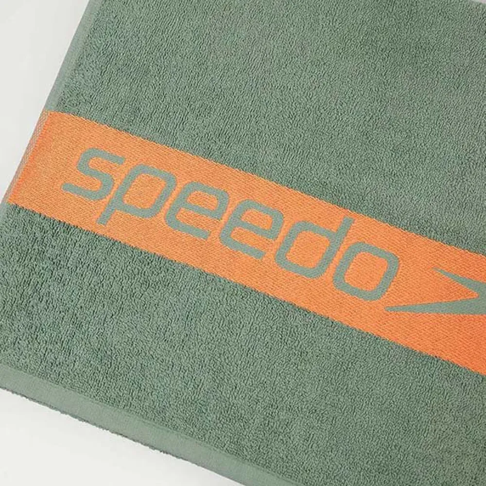 Speedo Border Towel Green | Traininn