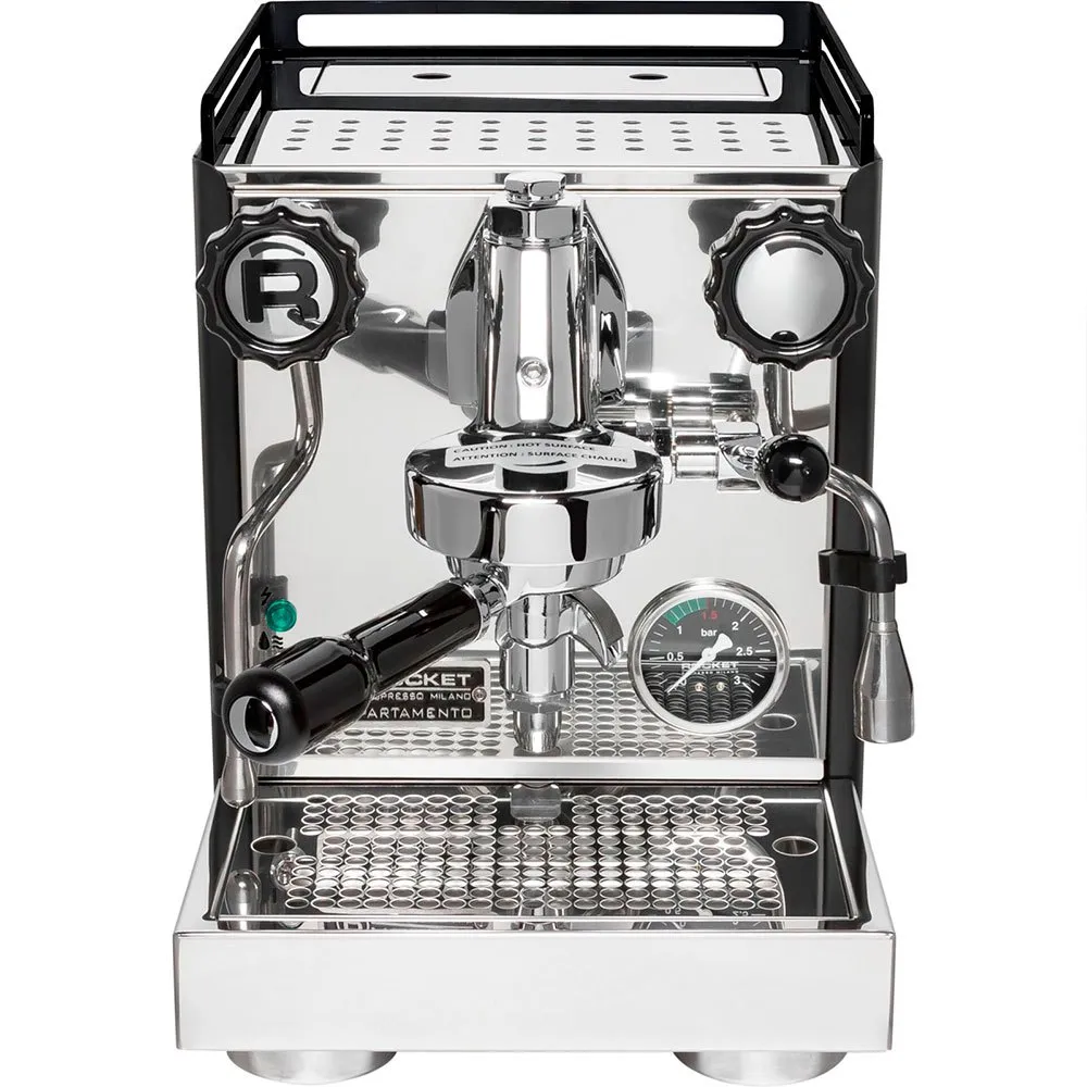 Rocket milano Cafetera Espresso EC 9155.W La Specialista Arte Plateado ...