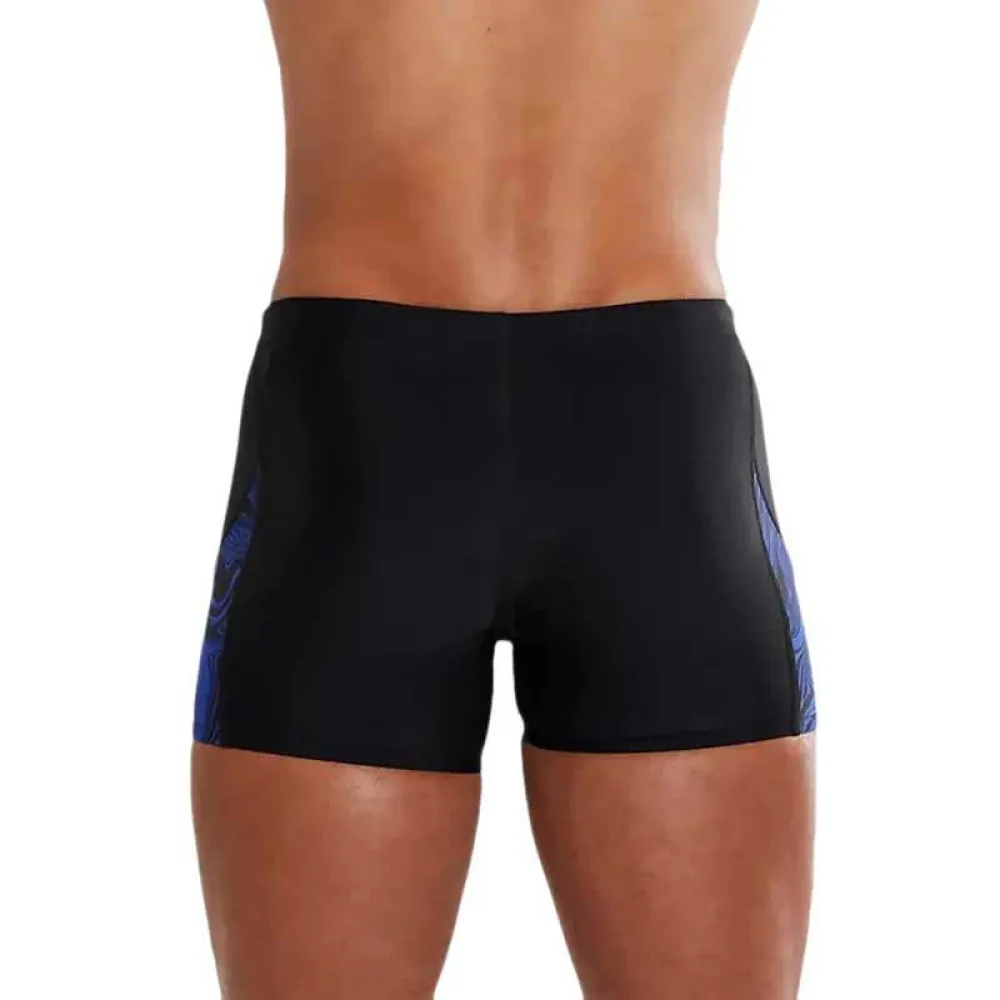 Speedo Allover V-Cut Boxer Blue | Swiminn