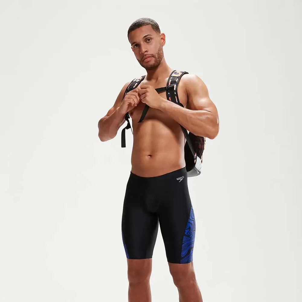 Speedo Allover V-Cut Jammer Black | Swiminn