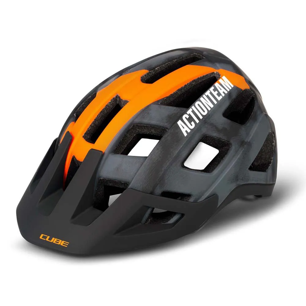 Cube Casco de MTB Badger X Action Team, Naranja | Bikeinn