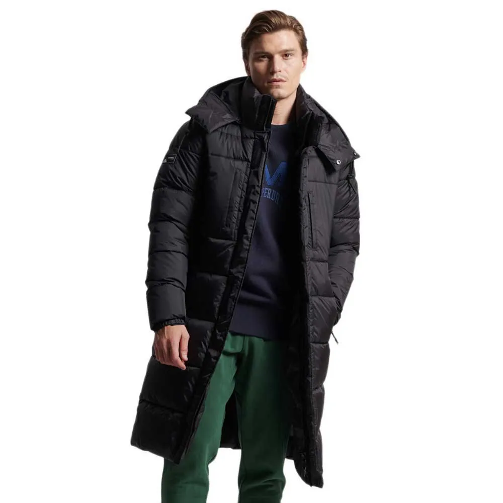 Superdry Touchline Coat Refurbished Green | Dressinn
