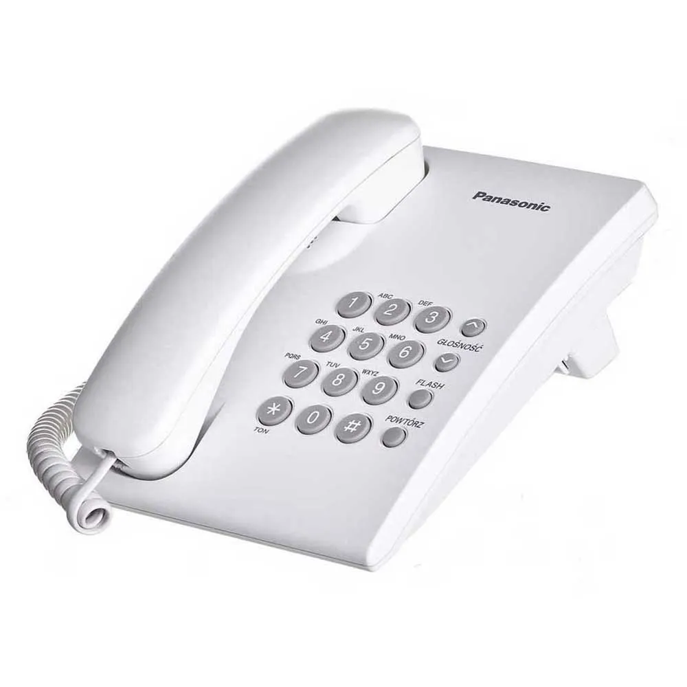 Panasonic KX-TS500PDW Landline Telephone Silver | Techinn