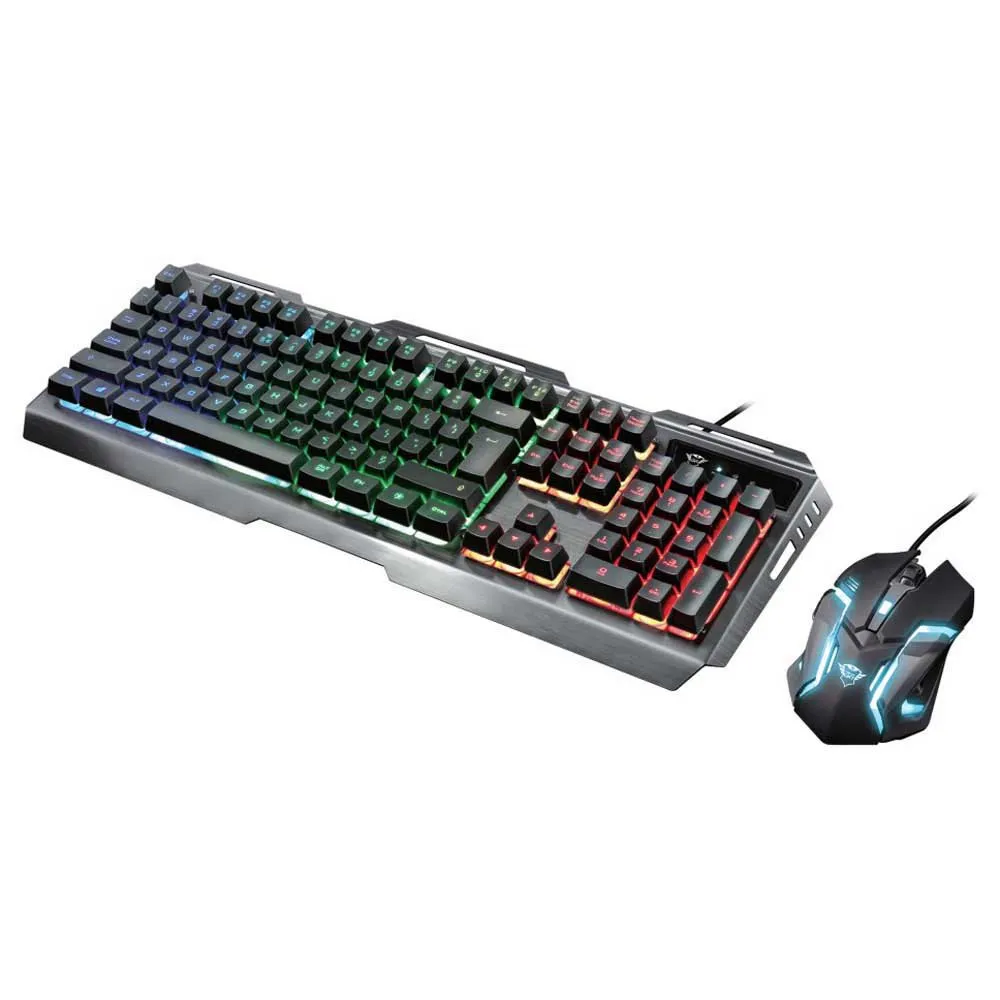 Trust GXT 845 Tural Gaming Mouse And Keyboard Silver | Techinn