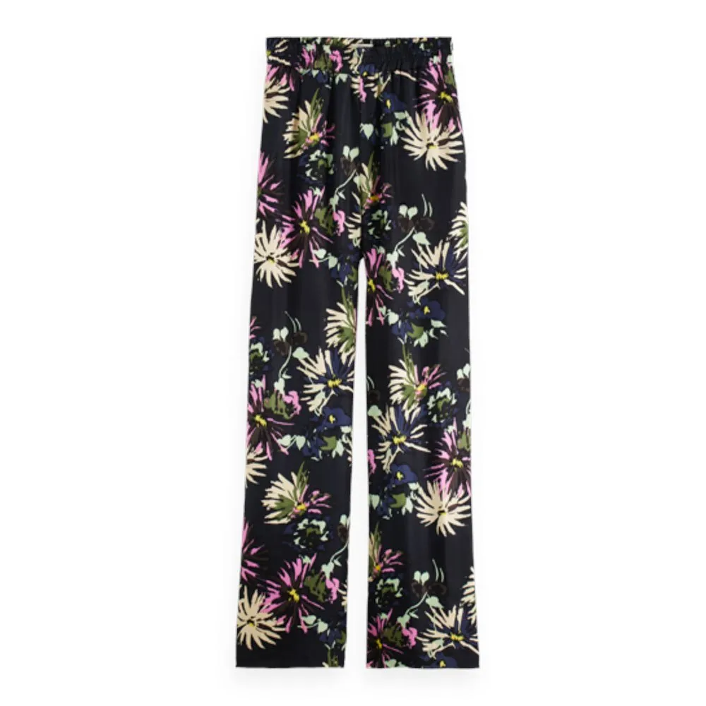 Scotch & soda Gia Wide Leg Fit pants Black | Dressinn