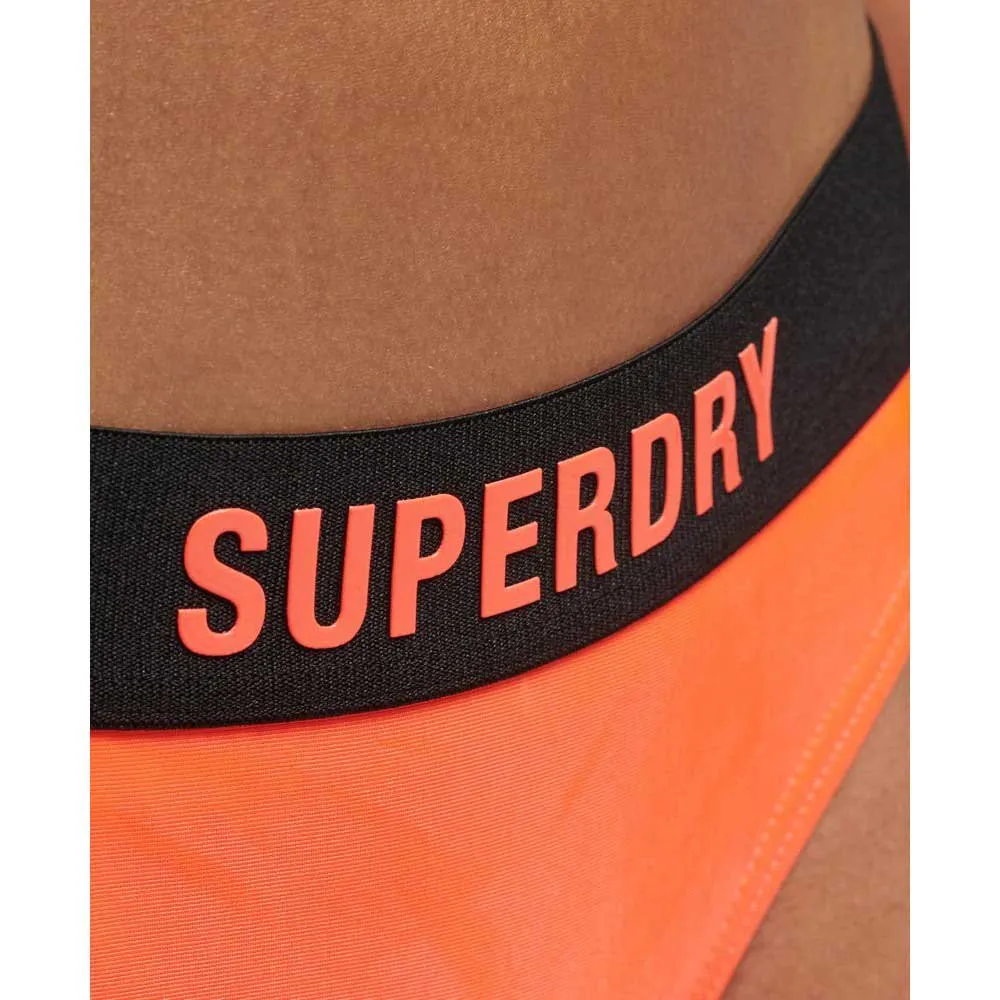 Superdry Code Elastic Bikini Bottom Orange | Dressinn