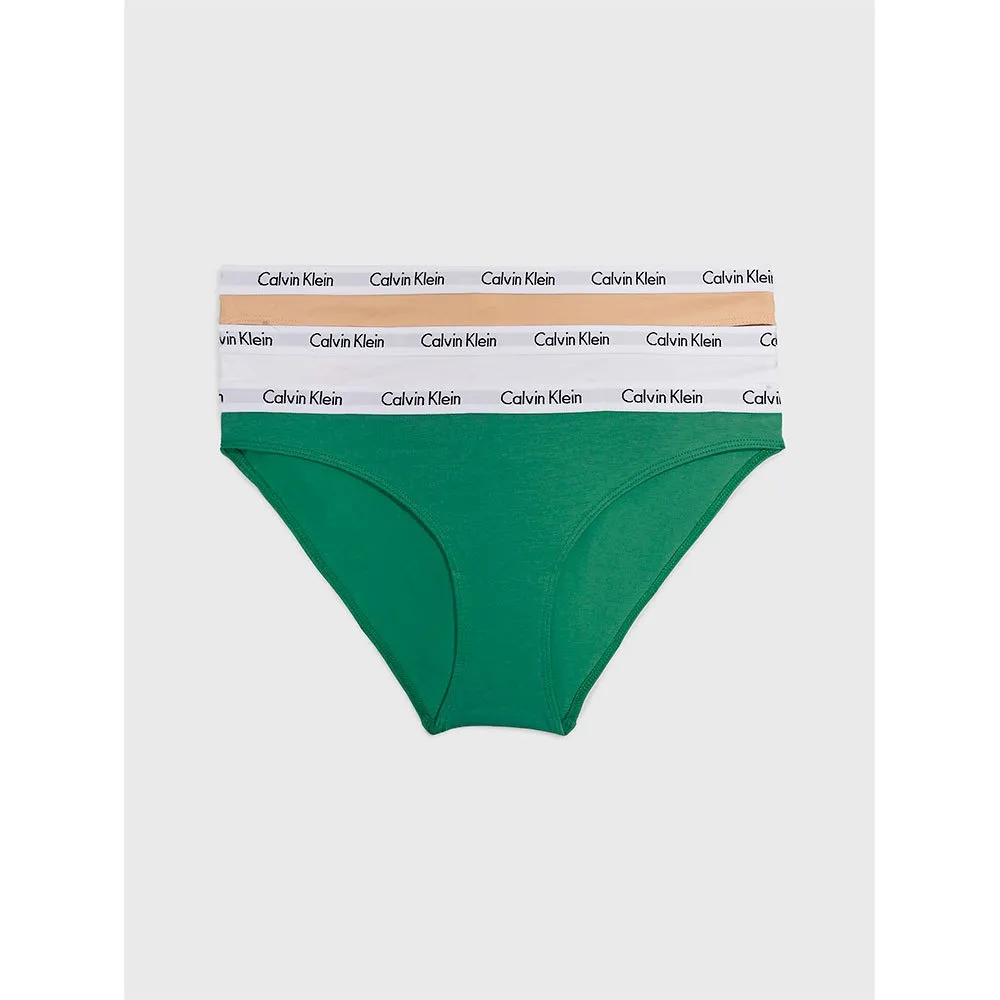 Calvin klein Calcinhas Bikini 3 unidades Verde | Dressinn