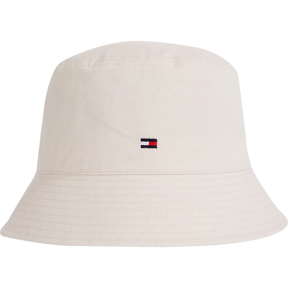 Tommy hilfiger Chapéu Bucket Essential Flag Beige | Dressinn Bonés e ...