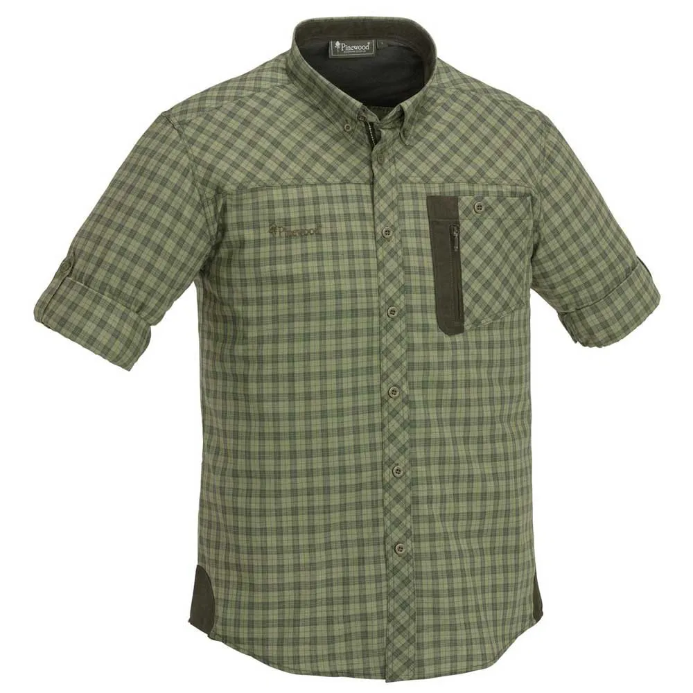 Pinewood Wolf Long Sleeve Shirt Green | Hunting