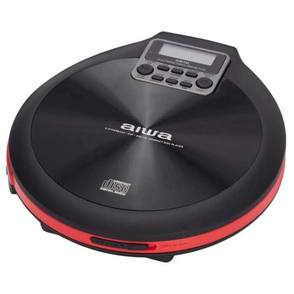 Aiwa PCD-810RD X-HYPERBASS CD Player Silver | Techinn