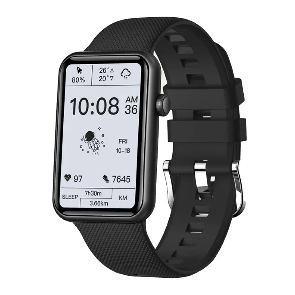 KSIX Tube Smartwatch Silver | Motardinn