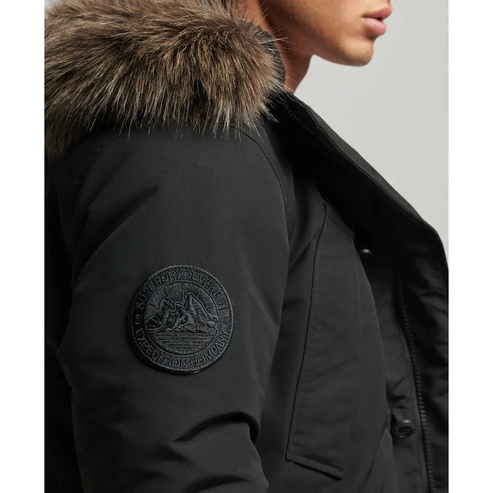 Superdry Vintage Everest Jacket Refurbished Black | Dressinn