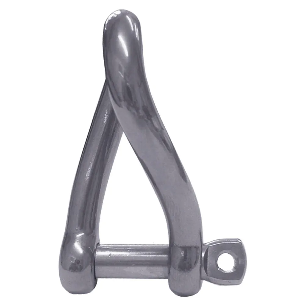 Oem marine Stainless Steel Twisted Shackle Silver | Waveinn