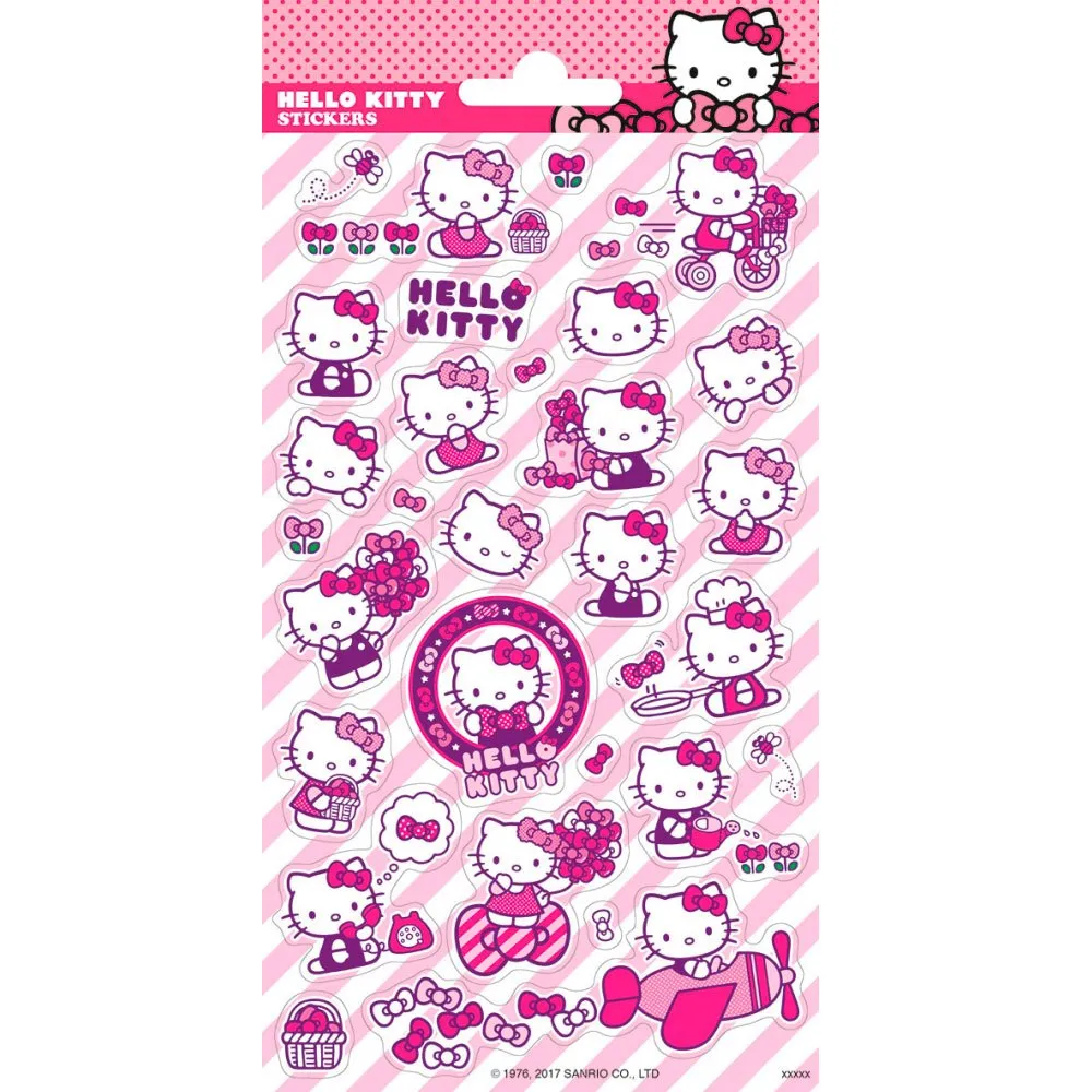 Hello kitty Hello Kitty Pack De Pegatinas Con Purpurina | Kidinn