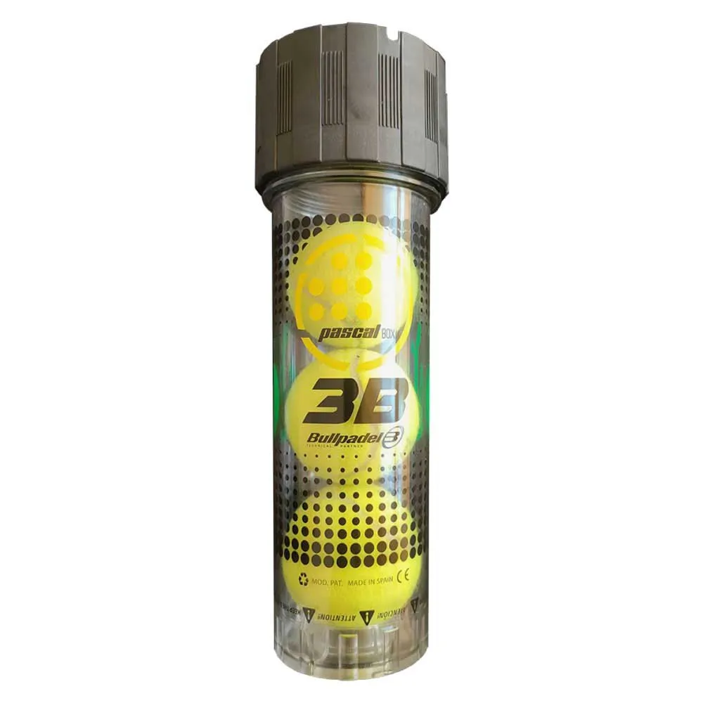 Bullpadel Pascal Box 3B pressurizer Clear | Smashinn