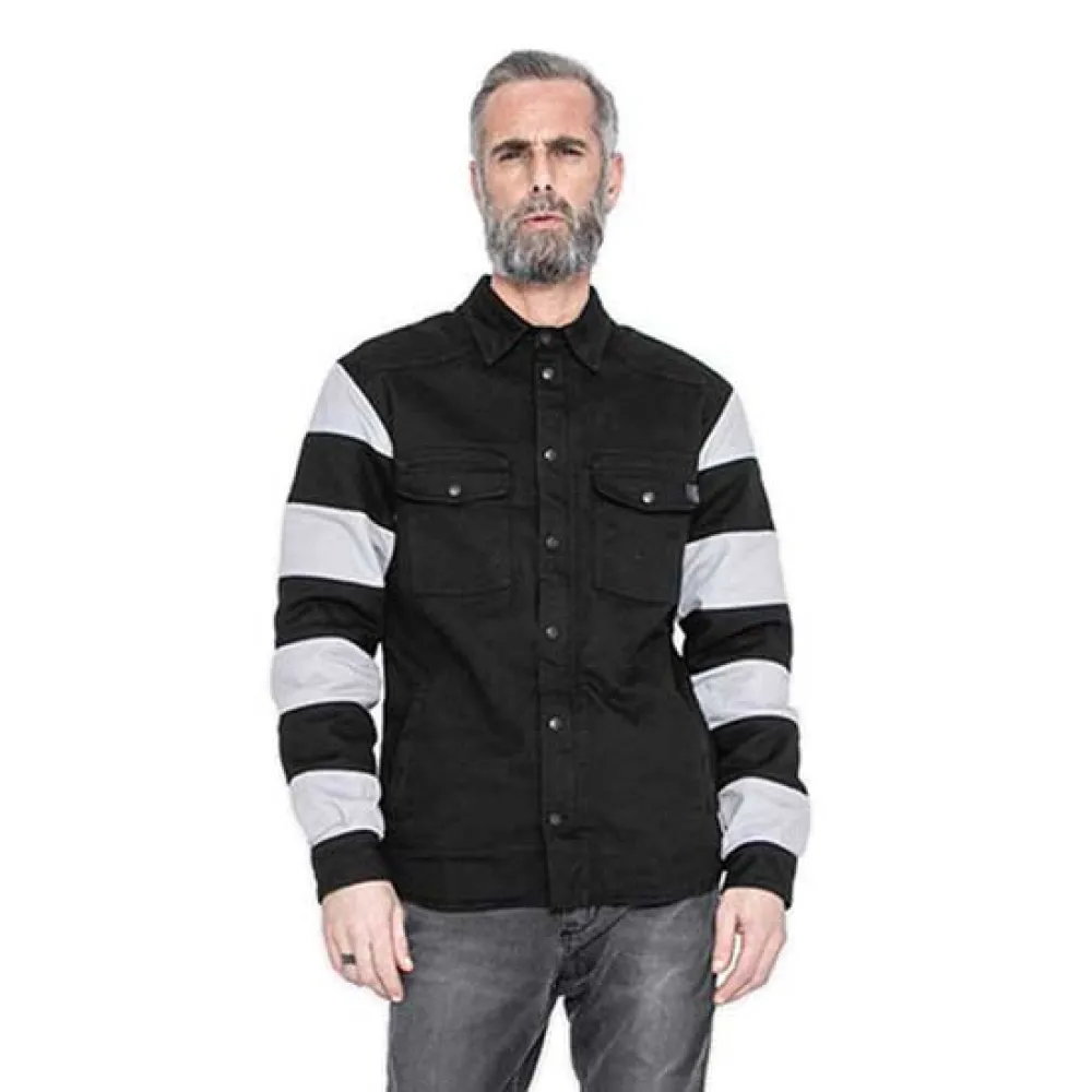 John doe Motoshirt Prison Jacket Black | Motardinn