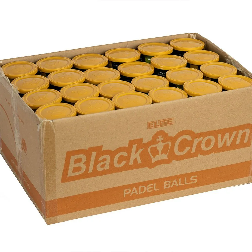 Black crown Elite Padel Balls Golden | Smashinn