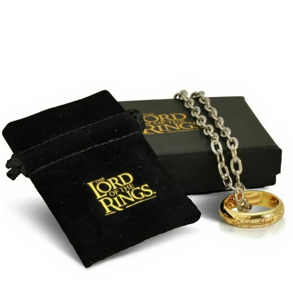 Noble collection The Lord of the Rings Ring Replica Golden| Techinn