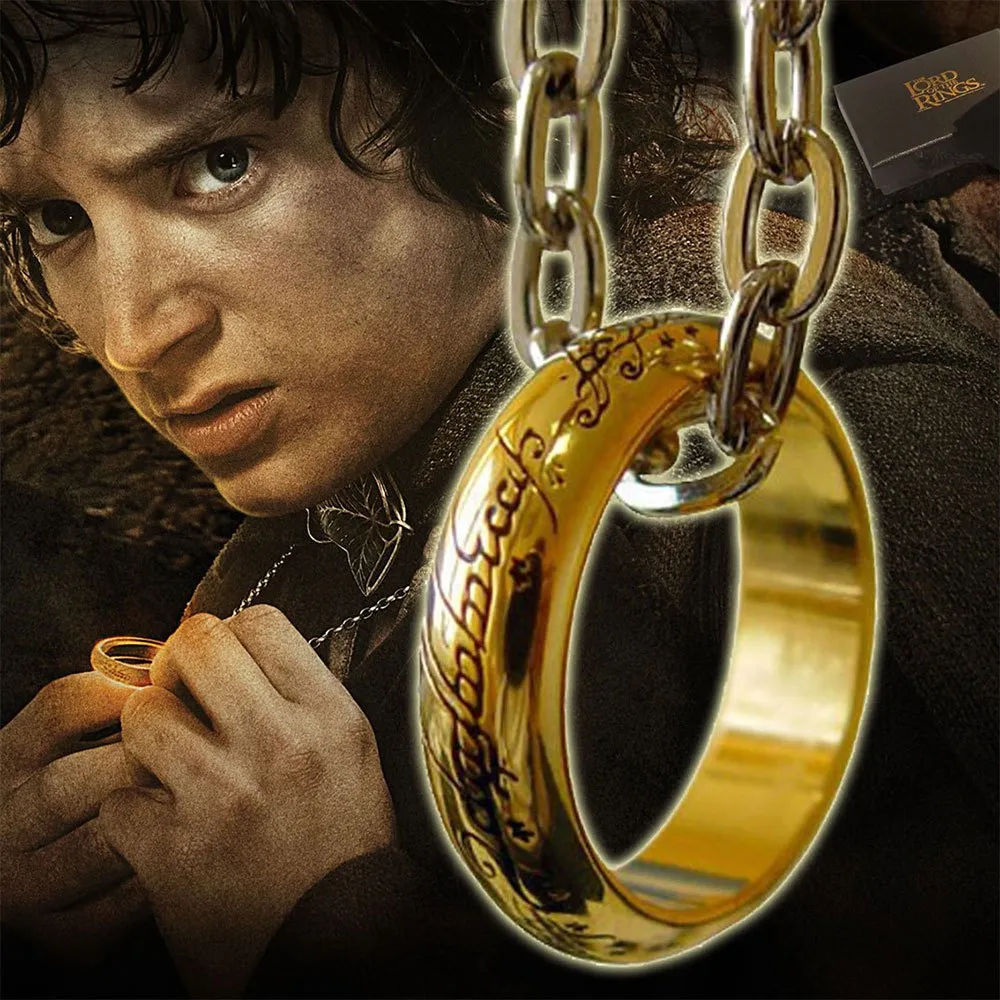 Noble collection The Lord of the Rings Ring Replica Golden| Techinn