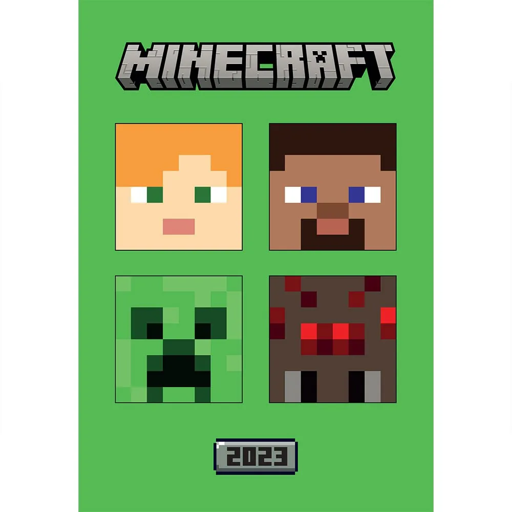 Minecraft Agenda A5 2023 Minecraft | Kidinn