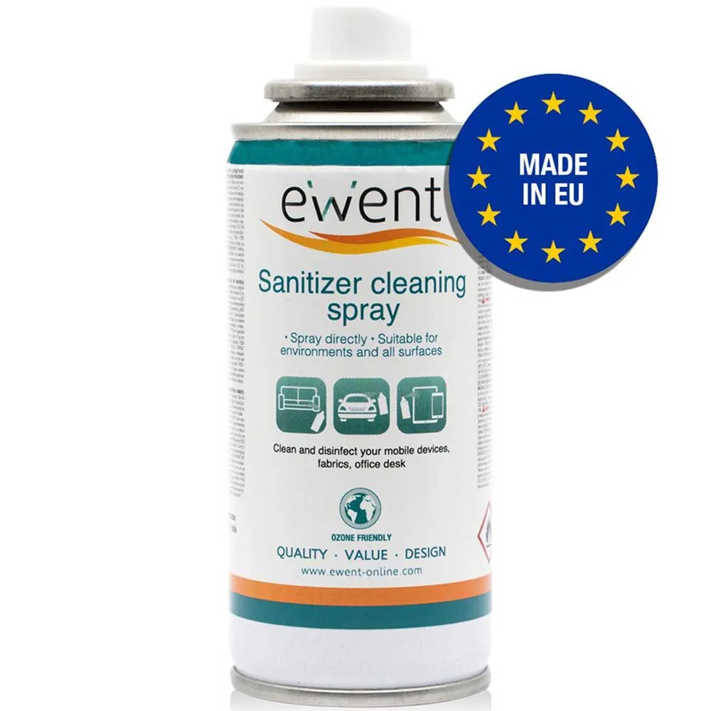 Ewent EW5676 Sanitizer Cleaning Spray Clear | Techinn