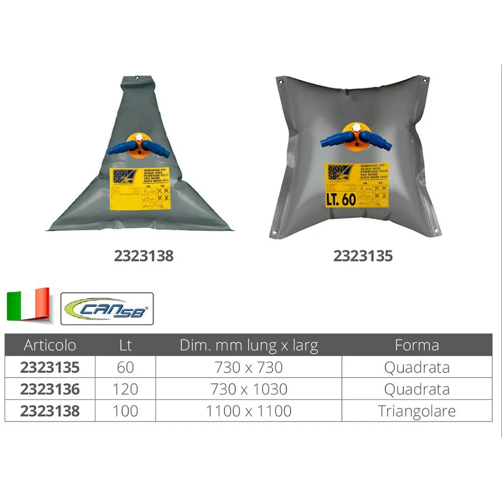Can-sb 120L Flexible Waste Water Tank Clear | Waveinn