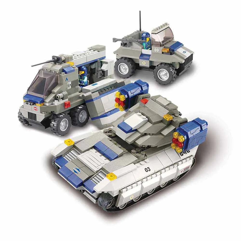 Sluban Police Elite Sniper 534 Pieces Silver | Kidinn